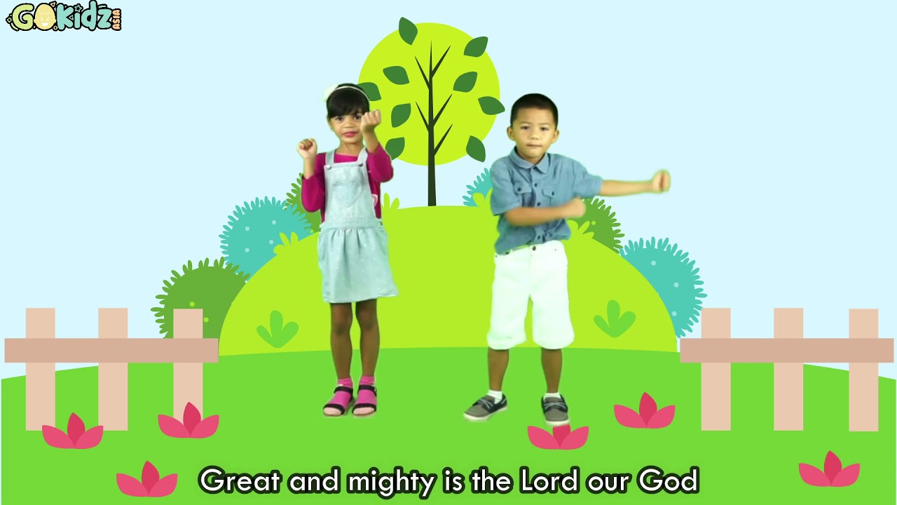 "Great and Mighty is the Lord our God" | Kids Song - YouTube