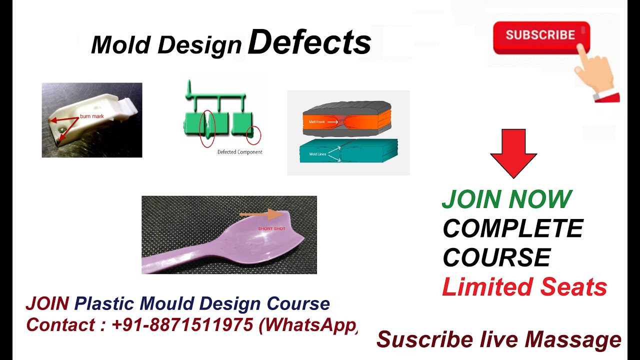 Plastic Mold Design Error/Defect from Design/Solution - YouTube