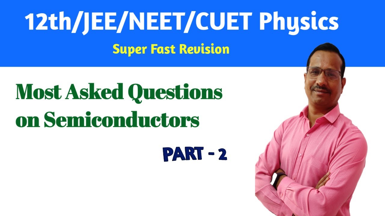 Important Semiconductors Questions || Questions - Semiconductor diode ...