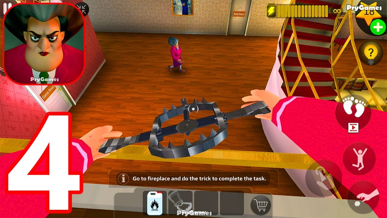 Scary Teacher 3D - Gameplay Part 4 - Chapter 1 (iOS, Android) - YouTube