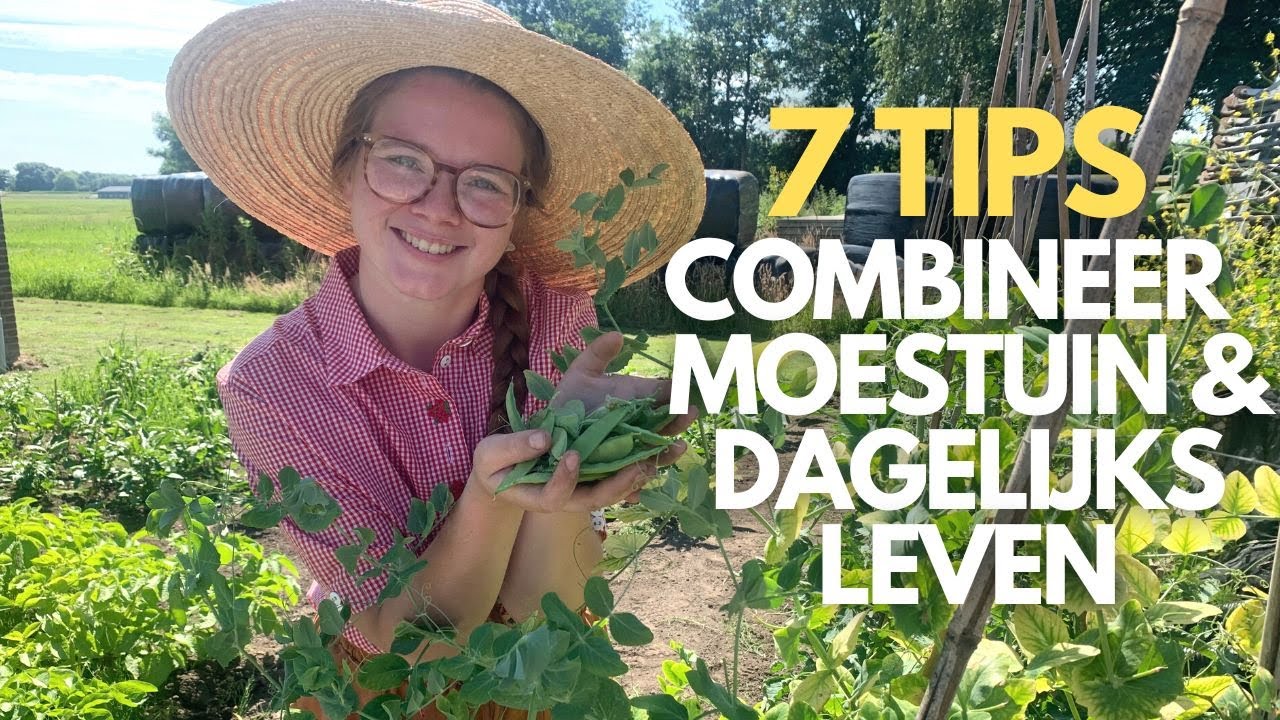 7 TIPS Hoe combineren van een MOESTUIN en je DAGELIJKS LEVEN? - YouTube