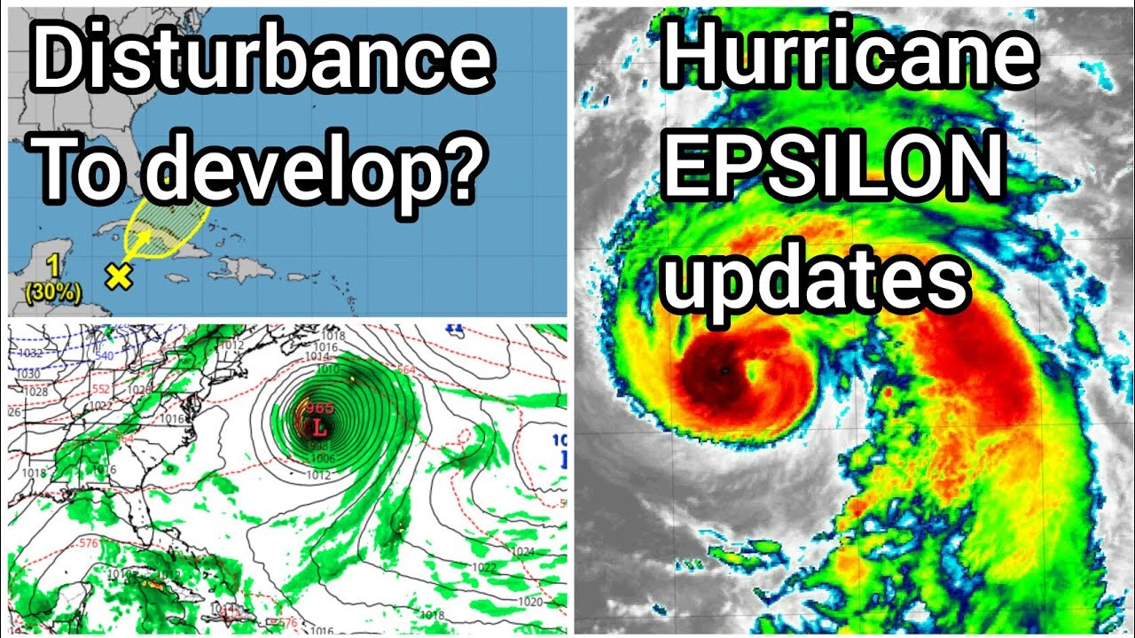 Caribbean disturbance to develop? || Hurricane EPSILON updates - YouTube