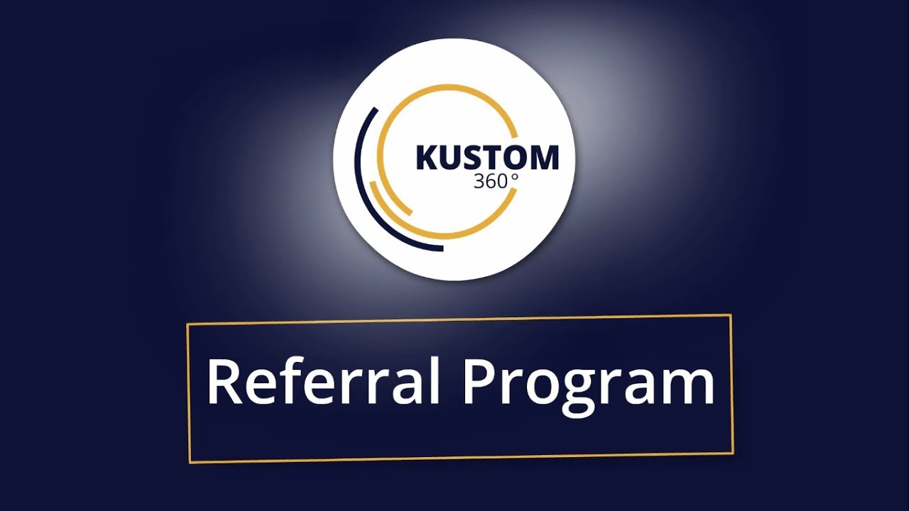 Kustom360 Referral Program - YouTube