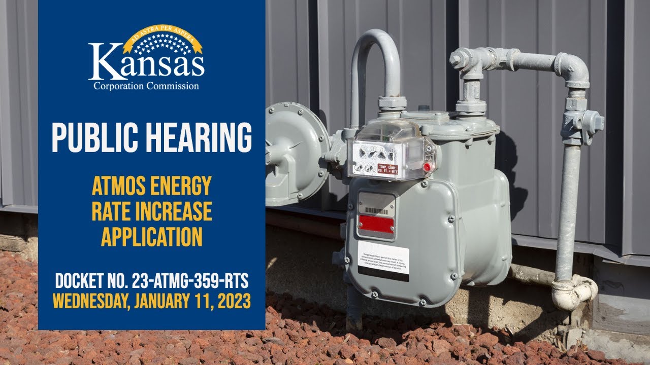 Public Hearing: Atmos Energy Rate Increase Application (1/11/23) - YouTube