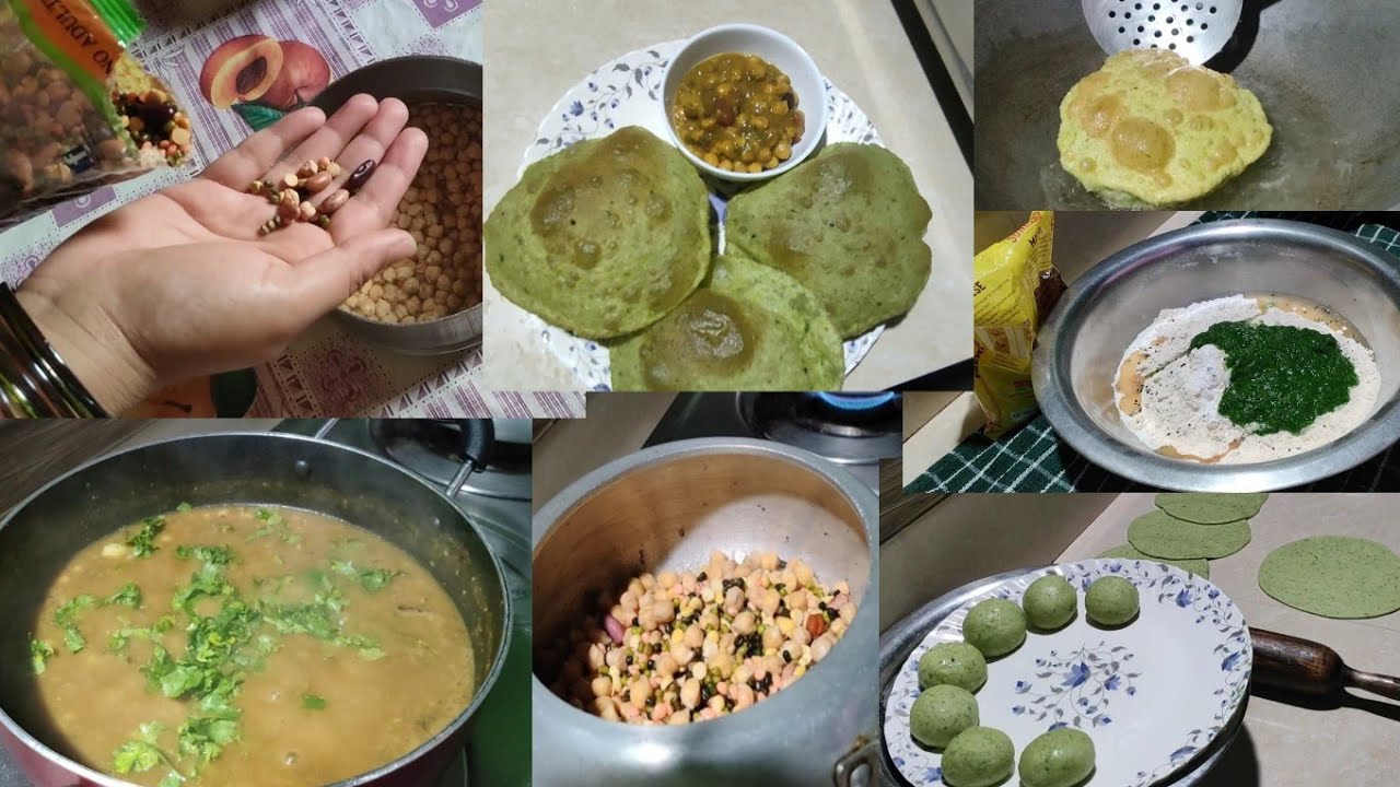 PALAK PURI RECIPE || spinach puri recipe - YouTube