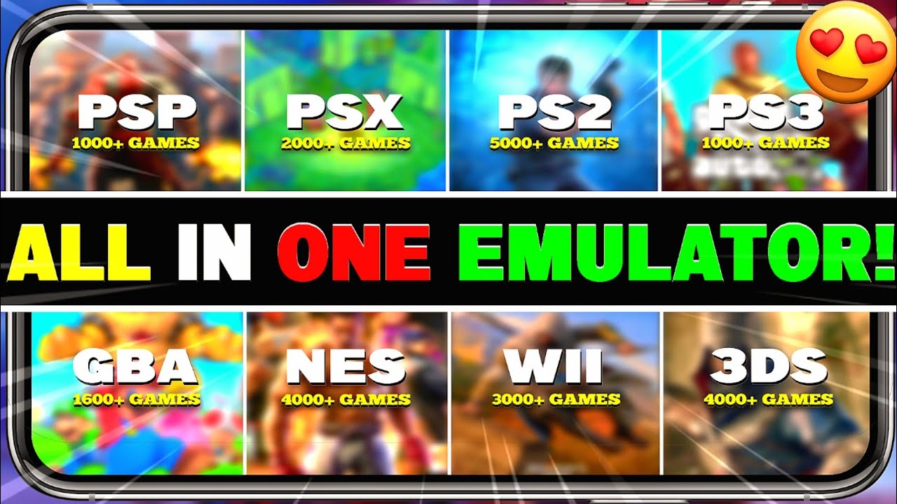 {NEW}🔥All In One Emulator For Android | Turn Your Mobile To A Gaming ...