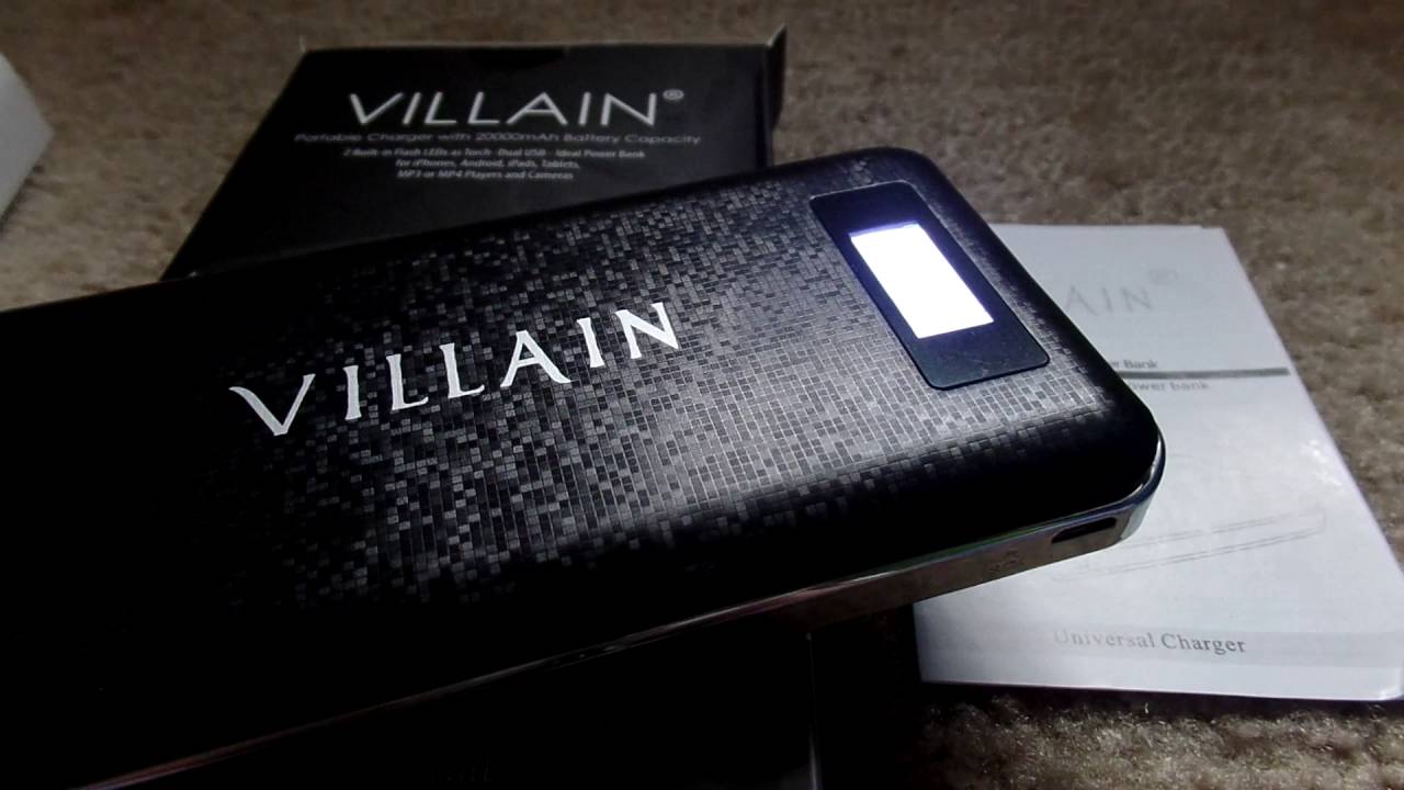 Villain Portable Charger Review - YouTube