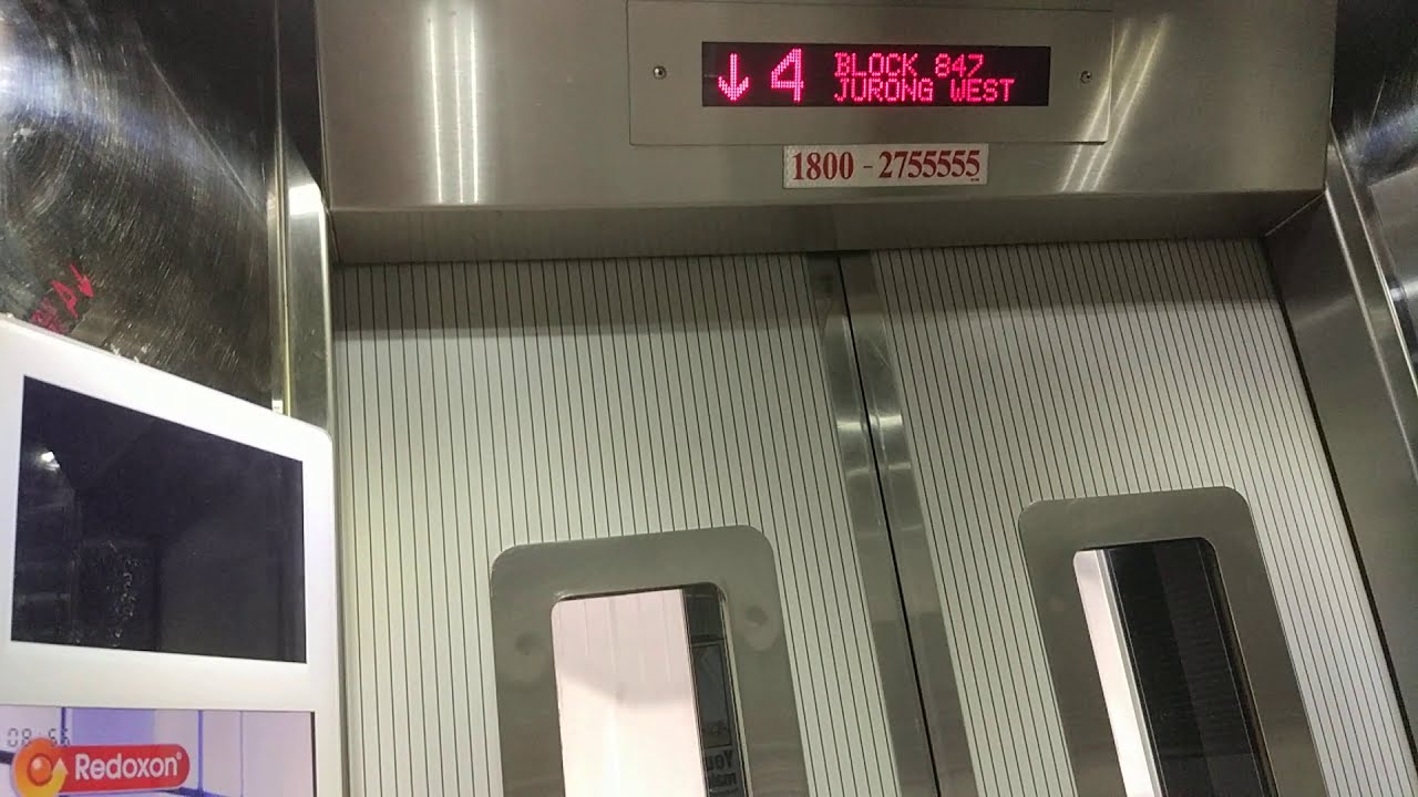 Block 847 Jurong West Express Lift Elevator Lift B (with Sigma Chimes ...