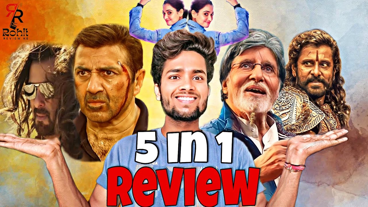 5 in 1 Movies Trailer Review || Chup , Goodbye , PS-1 , Babli Bouncer ...