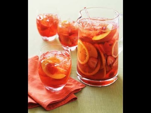 Recette Punch au Rhum et Canneberges - YouTube