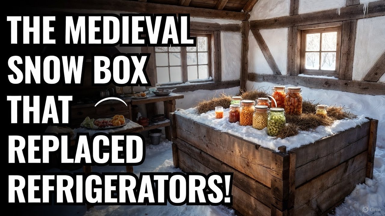 The Medieval Snow Box That Kept Food Cold for Weeks - YouTube