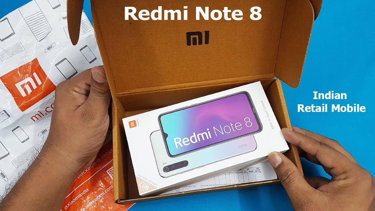Redmi Note 8 Unboxing / First Look Retail Unit || Redmi Note 8 ...