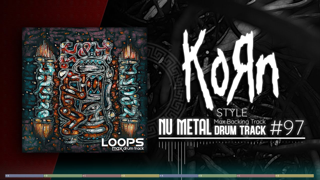 Nu Metal Drum Track / Korn Style / 95 bpm - YouTube