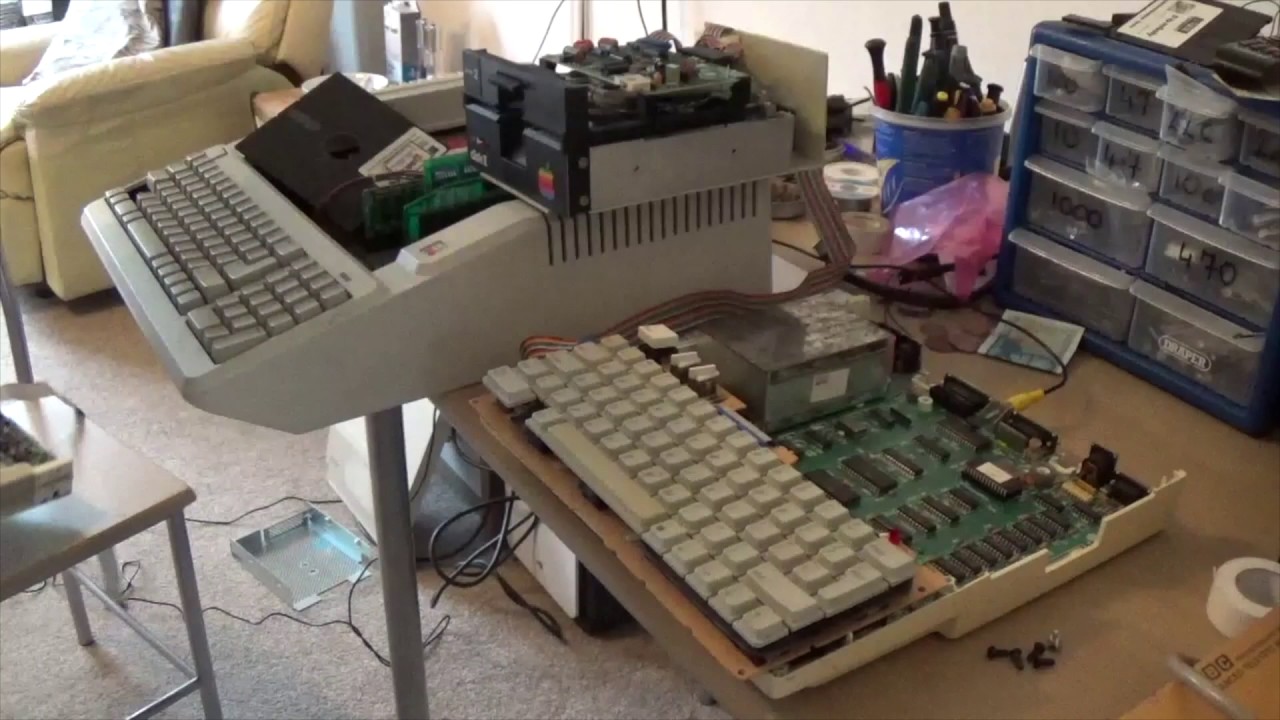 Apple IIc Disk troubles... - YouTube