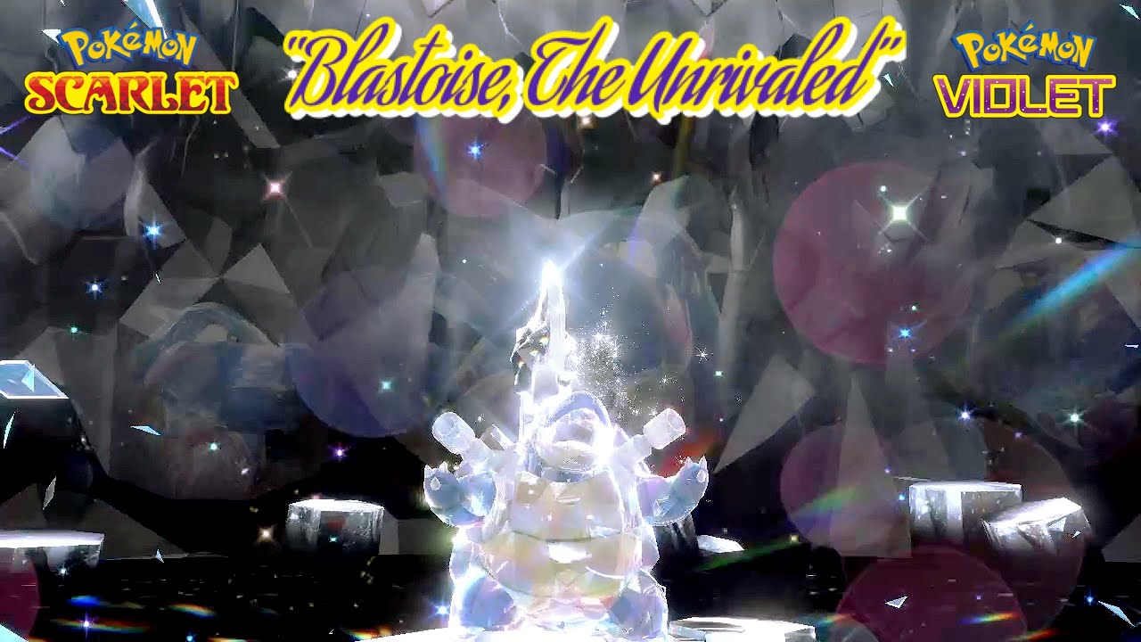Pokémon Scarlet & Violet: “Blastoise, The Unrivaled” 7* Steel Tera Raid ...