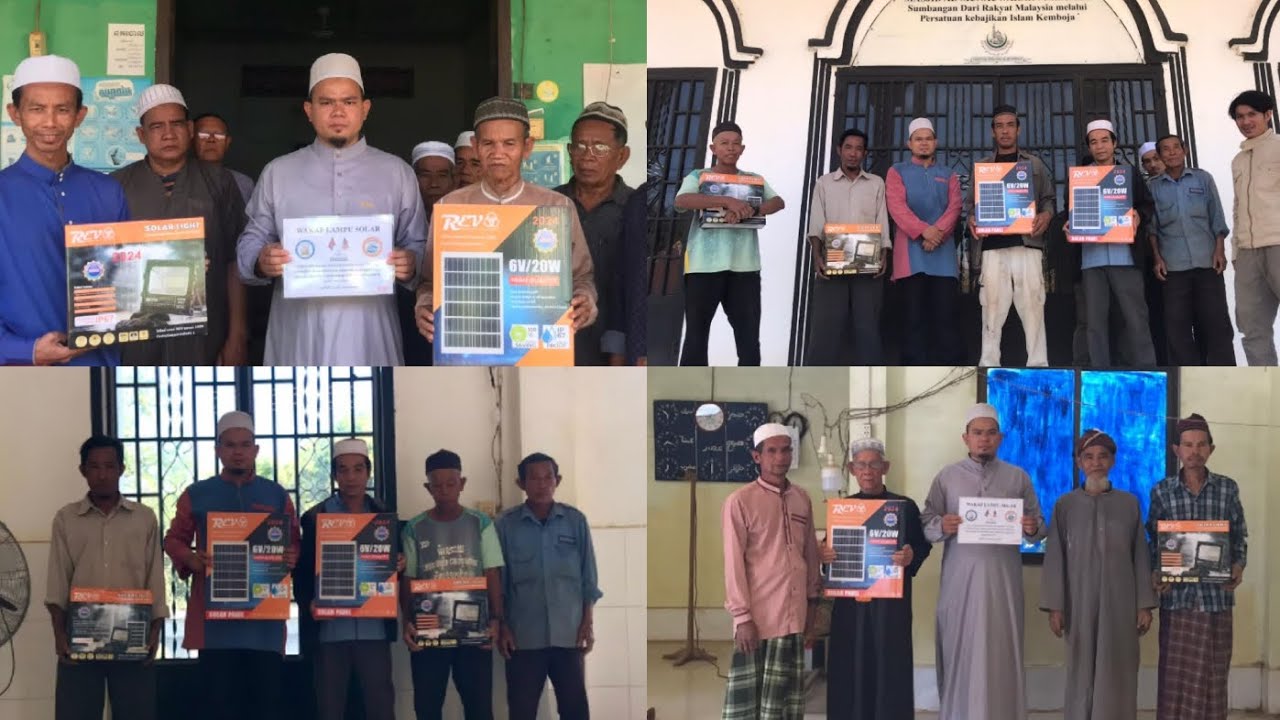 Pemasangan solar no 5,6,7,8 dan 9 hasil infaq sahabat² PIS di Masjid ...