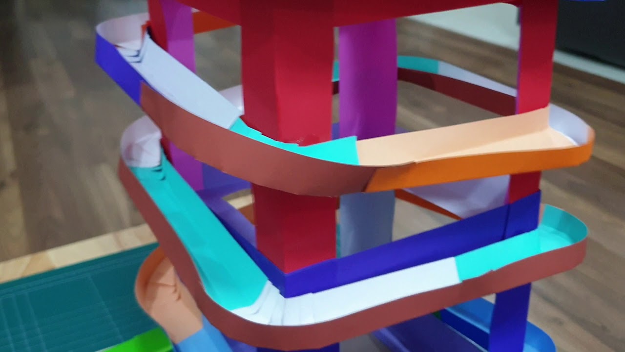 동동이쌤 Paper Roller Coaster STEAM종이 롤러코스터19 - YouTube