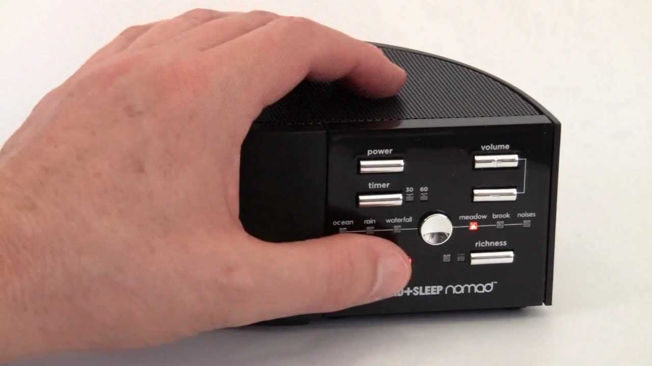 SOUND+SLEEP nomad sound machine video review - YouTube