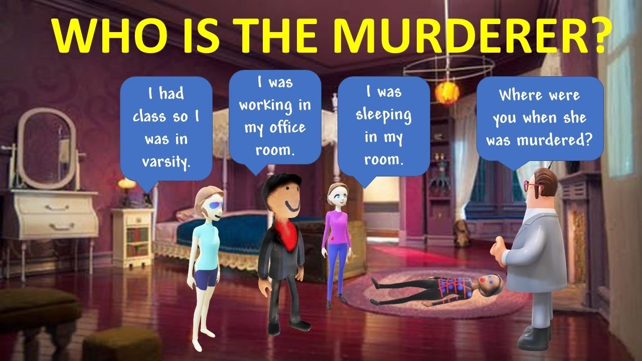 Can You Find the Murderer? Solve the Murder Mystery Riddle. - YouTube