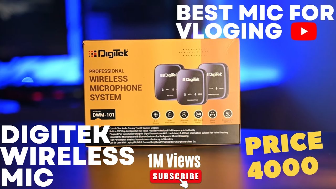 Digitek Wireless Mic Best Mic For Youtube Vloging @SskFamilyVlogs - YouTube
