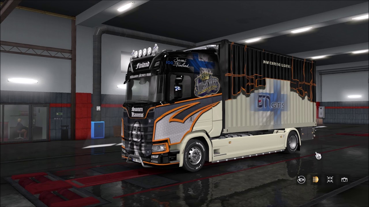 skin pack Scania S NG Rider Tandem - YouTube
