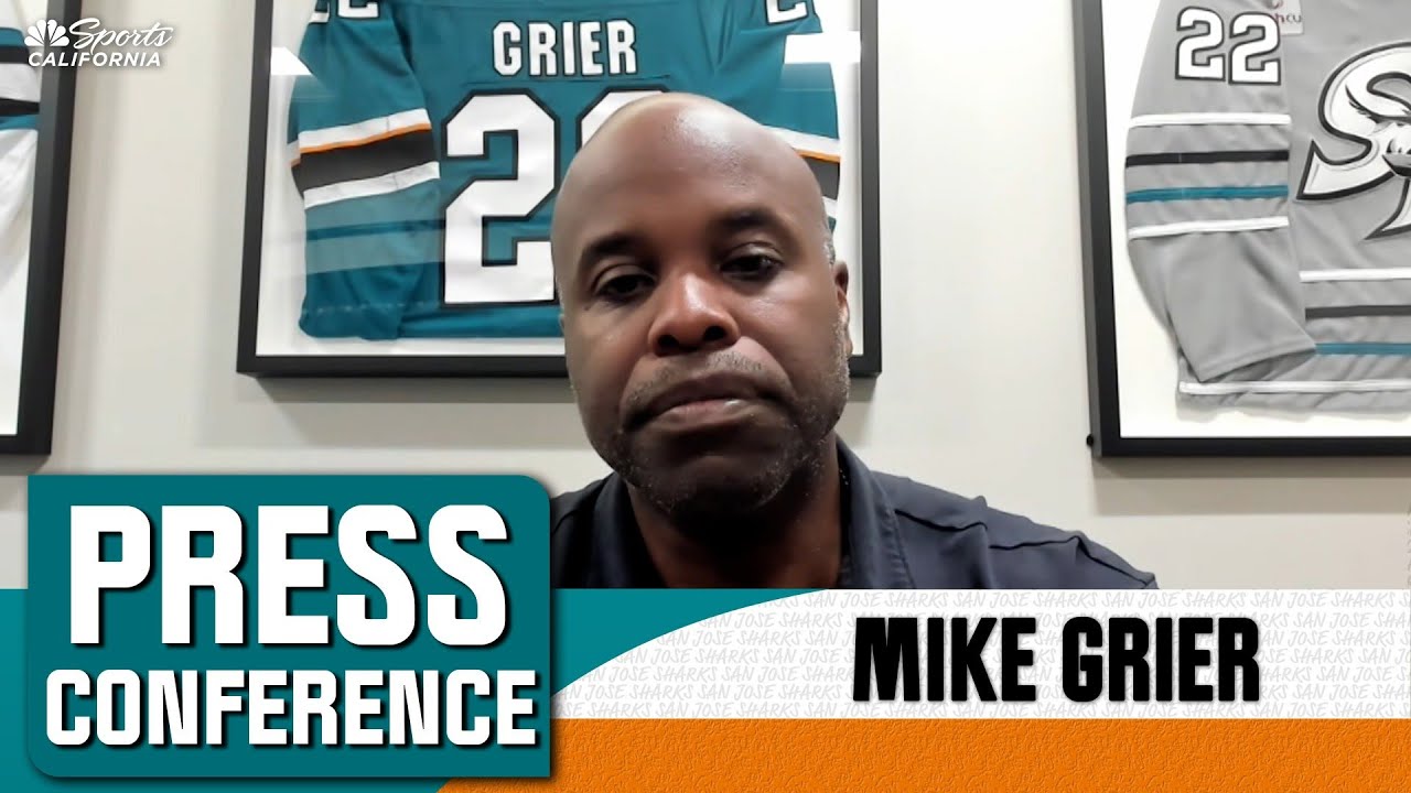 Sharks GM Mike Grier discusses San Jose's early NHL free agency moves - YouTube