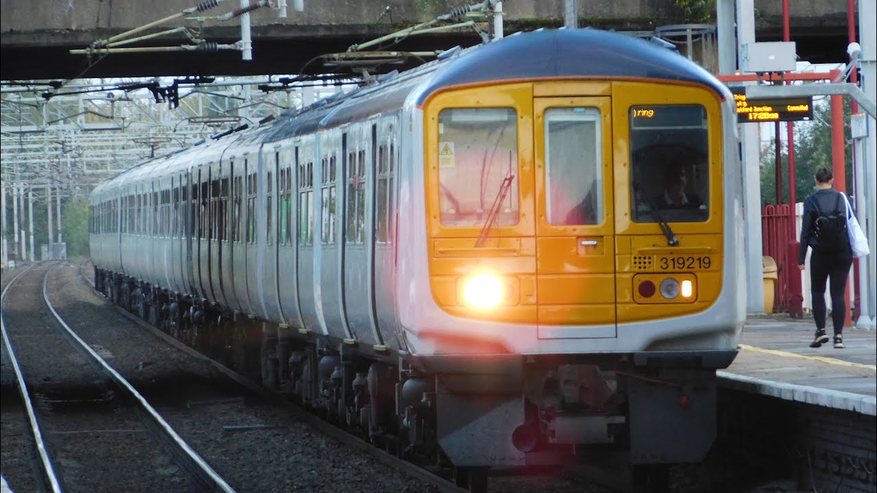 London NorthWestern Railway (LNWR) Class 319 219, 217 & 005 at Harrow ...