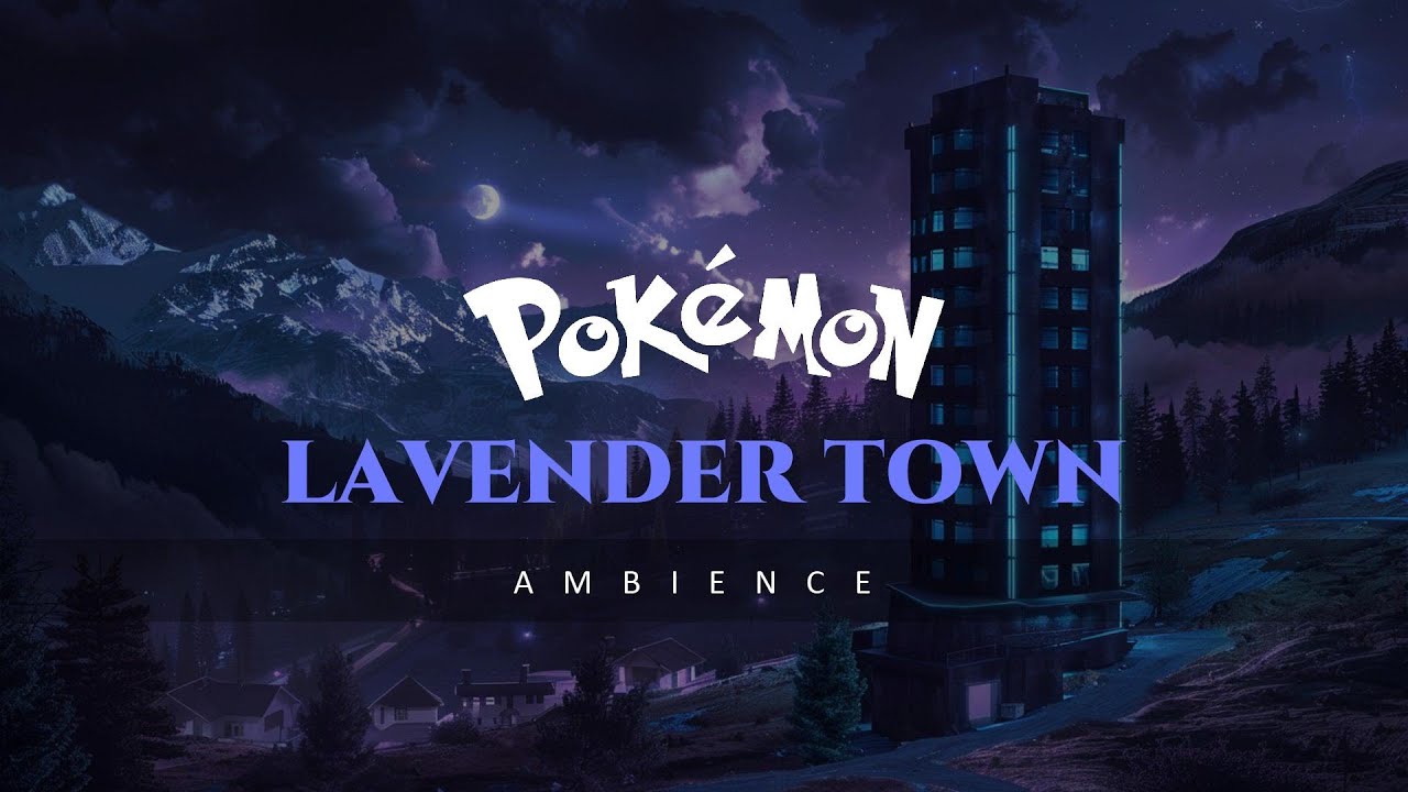 A quiet evening in Lavender Town | Pokémon Ambience for Studying ...