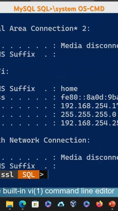 Running OS Commands Inside MySQL Shell #shorts - YouTube