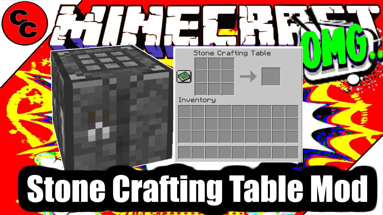 Minecraft Mod Showcase: " Stone Crafting Table Mod " - YouTube