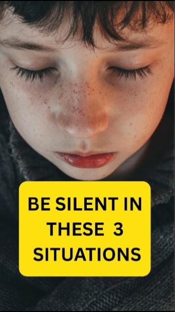 Stay Silent in These 3 Situations - YouTube