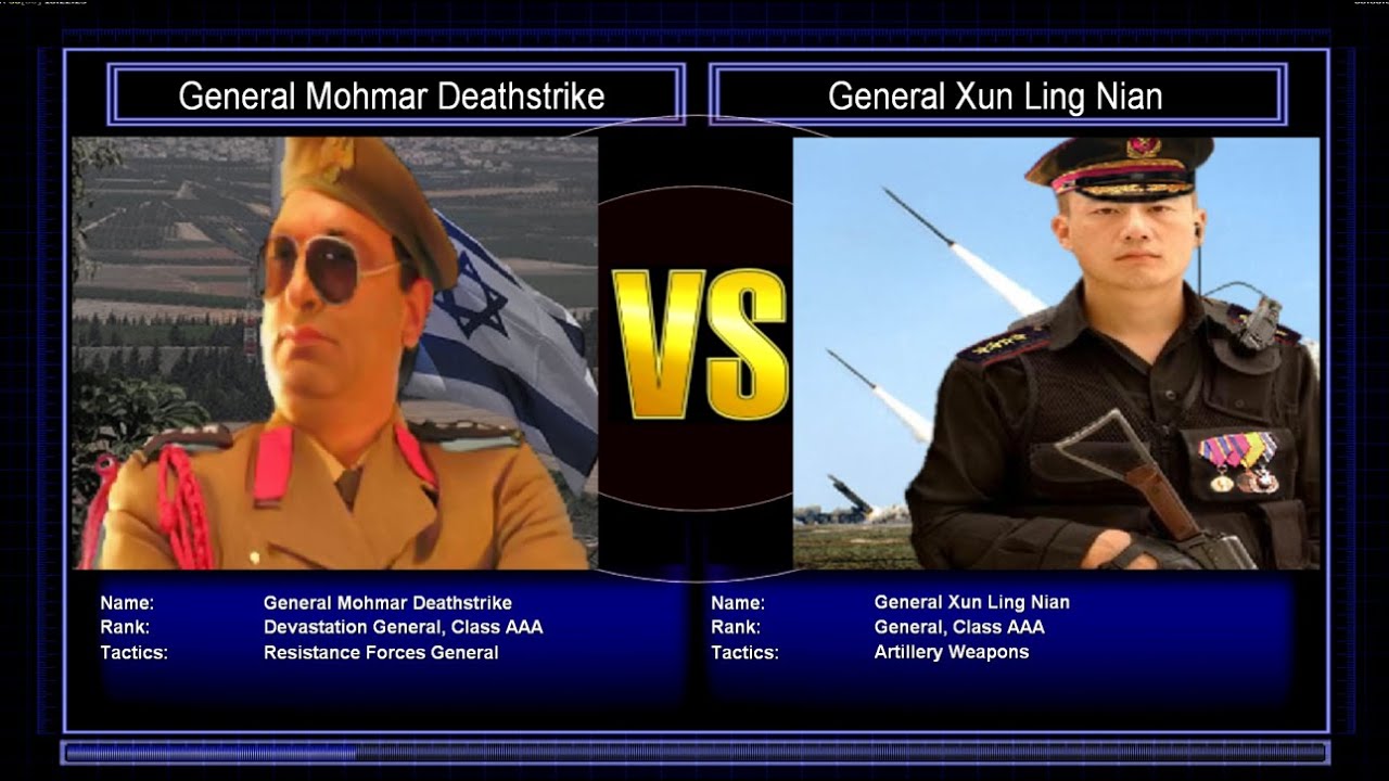 C&C General Zero Hour Reborn Mod General Mohmar Deathstrike VS Xun Ling ...