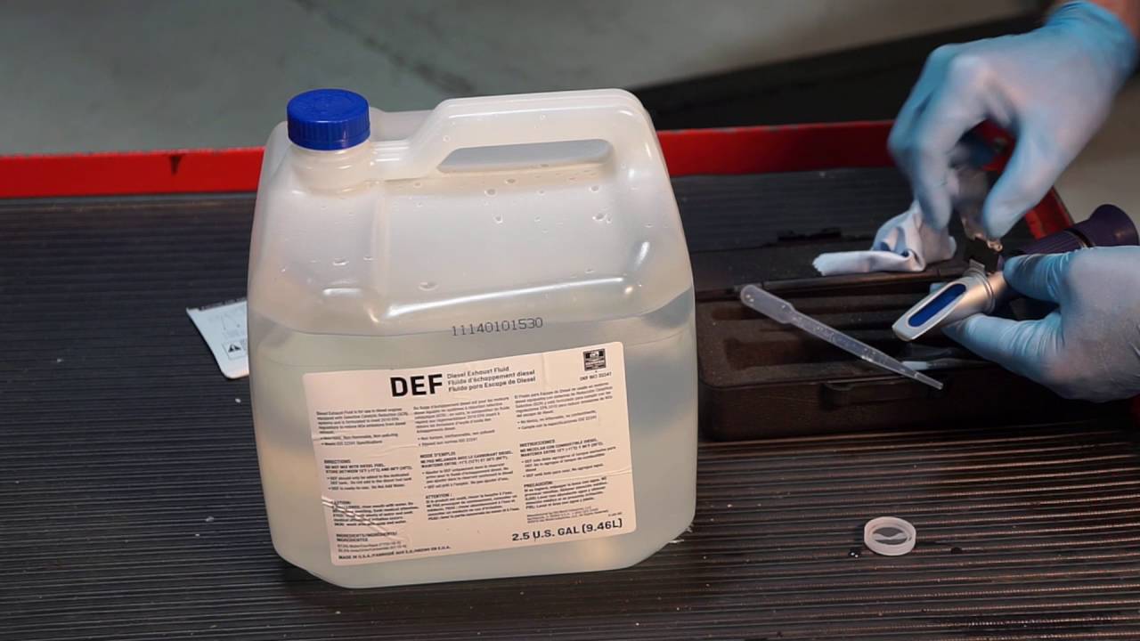 Diesel Exhaust Fluid Testing - YouTube