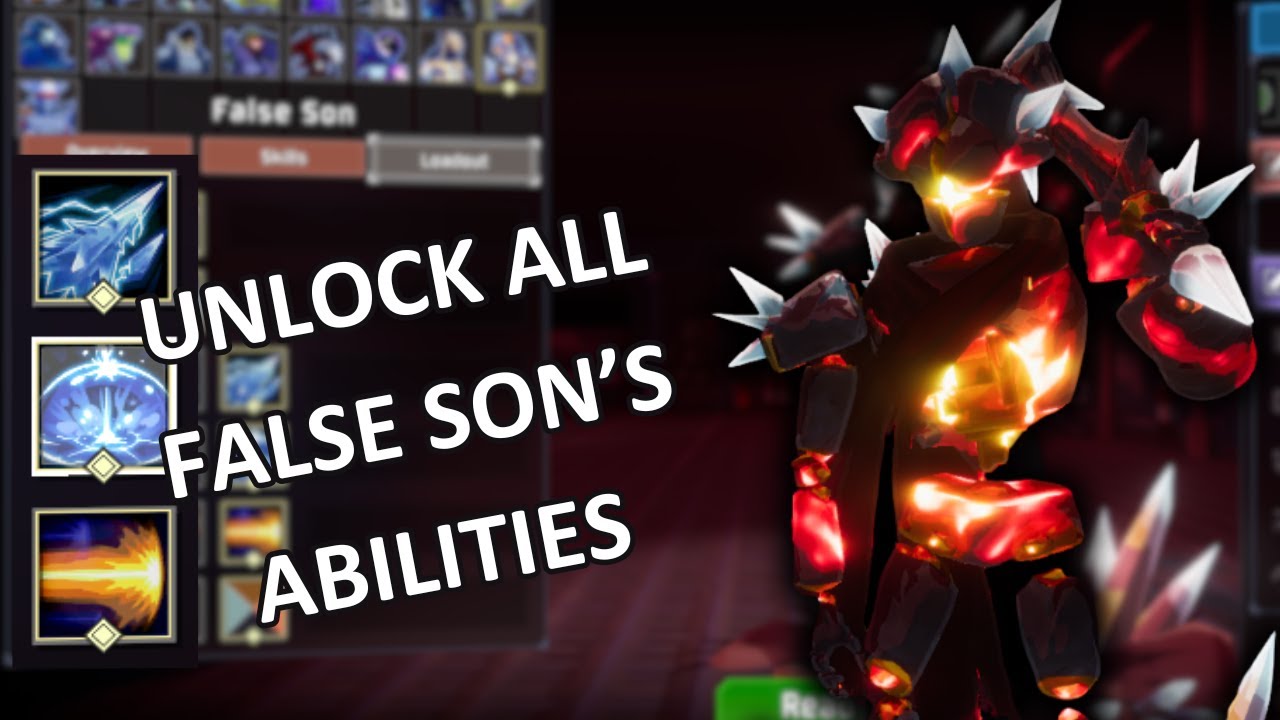 How to Unlock Every False Son Ability ASAP - YouTube