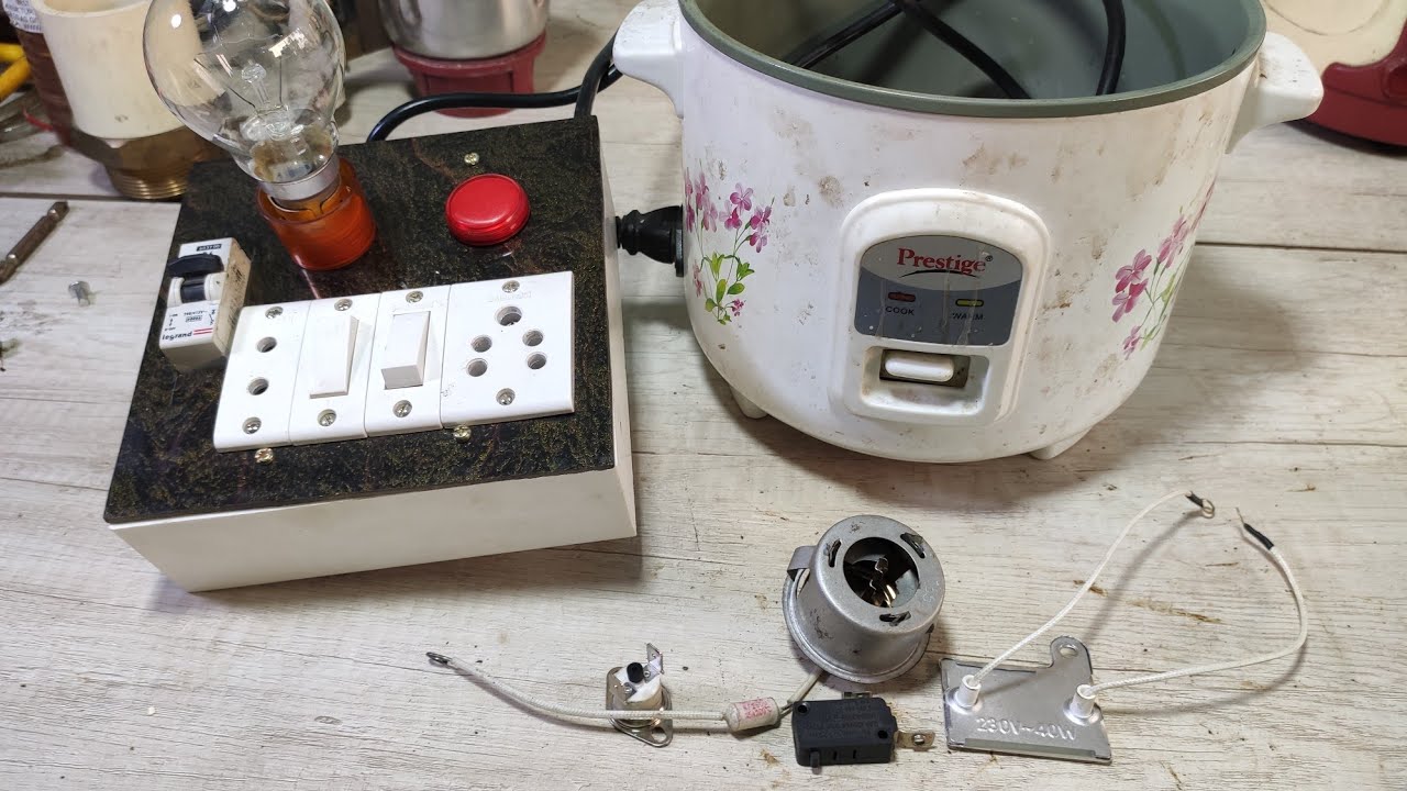 how to repair electric rice cooker telugu - YouTube