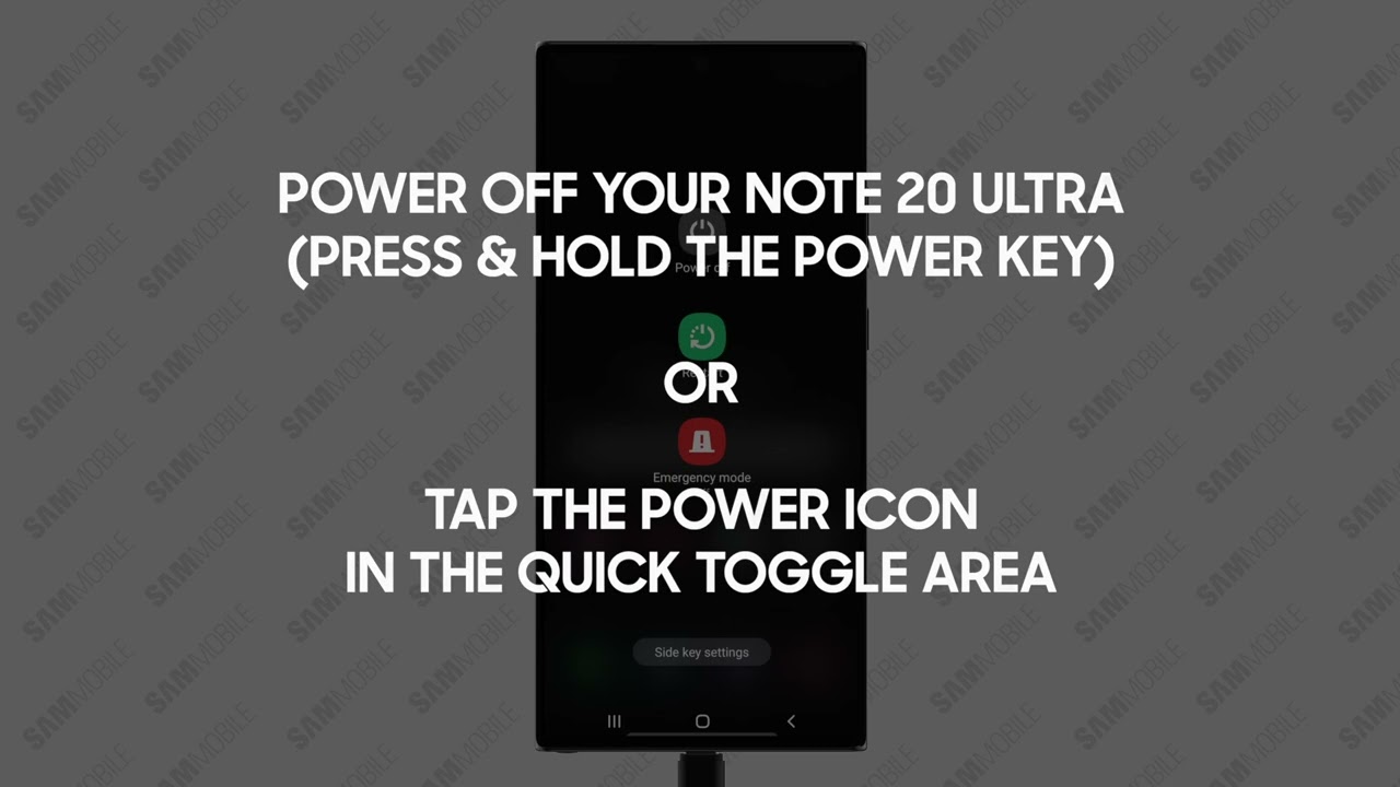 How to boot into download mode on Samsung Galaxy Note 20 Ultra - YouTube