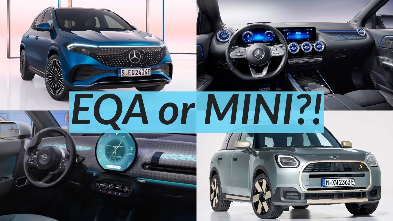 2024 MINI Countryman vs 2024 Mercedes EQA Visual Comparison ...