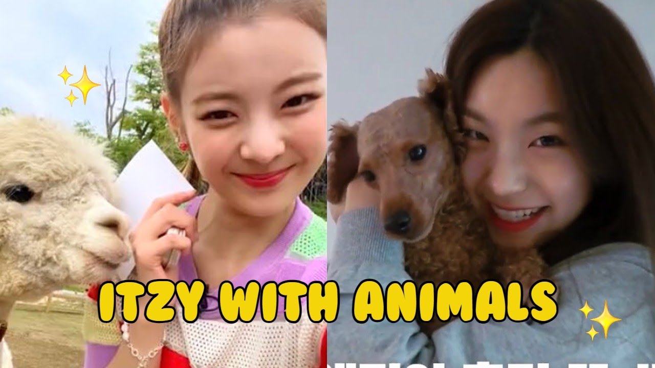 ITZY with animals - YouTube