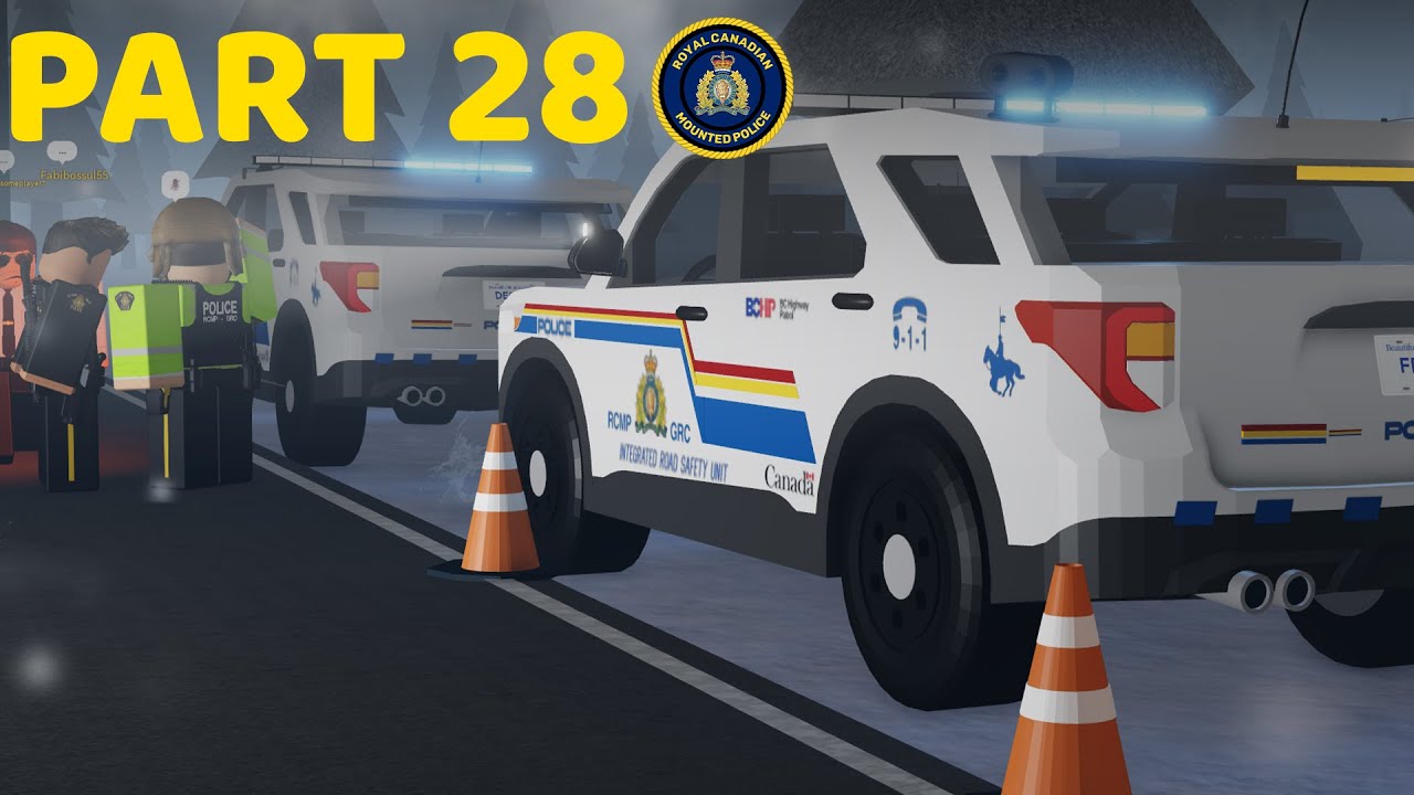 ROBLOX Vancouver RCMP Patrol Part 28 | Checkpoints and Traffic! - YouTube