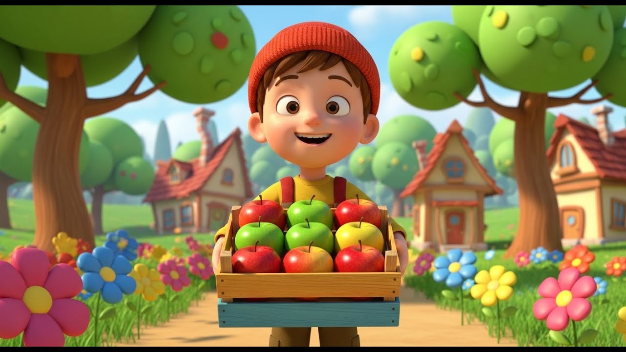 Counting Apples in the Orchard | Best Counting Songs and Nursery Rhymes ...