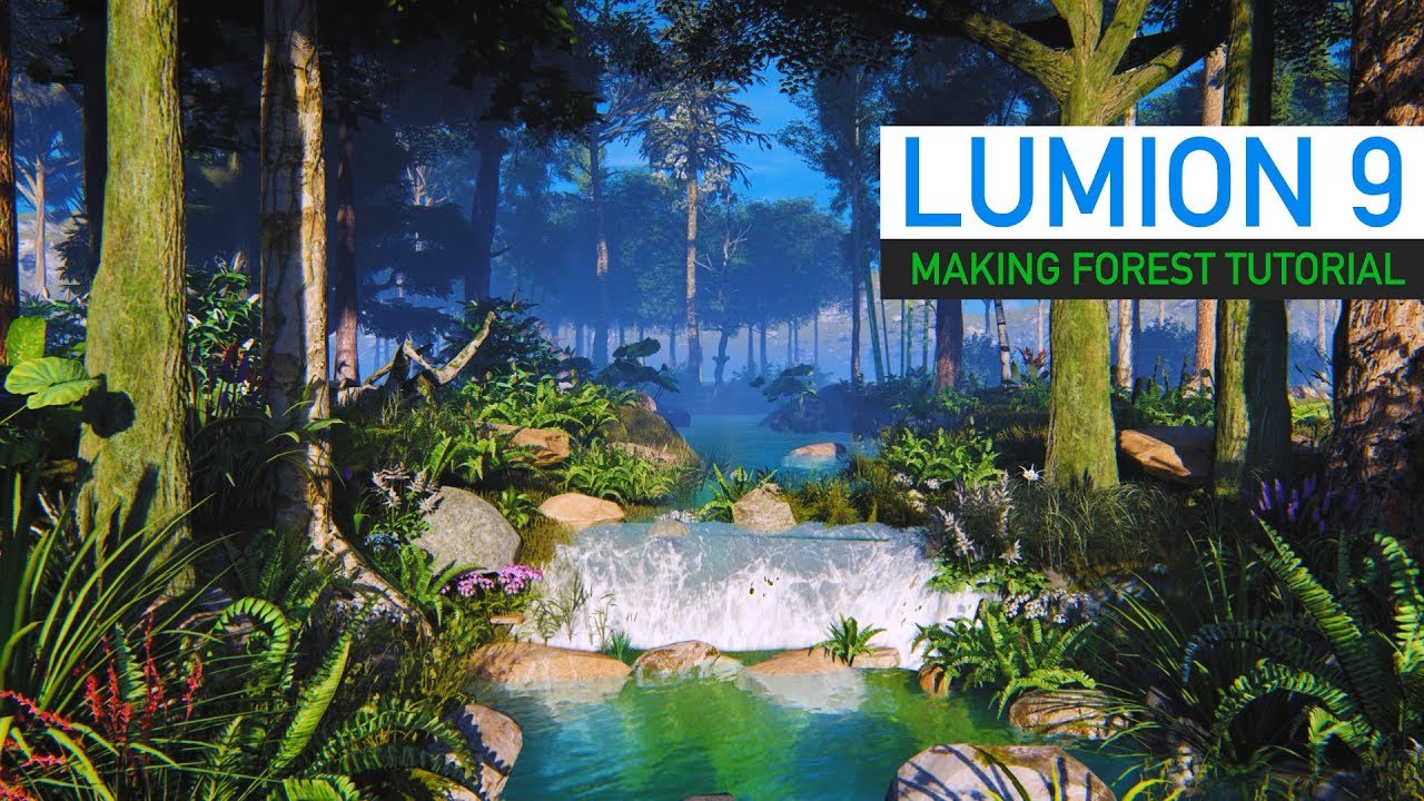 Lumion 9 Making Forest And Rendering Tutorial - YouTube