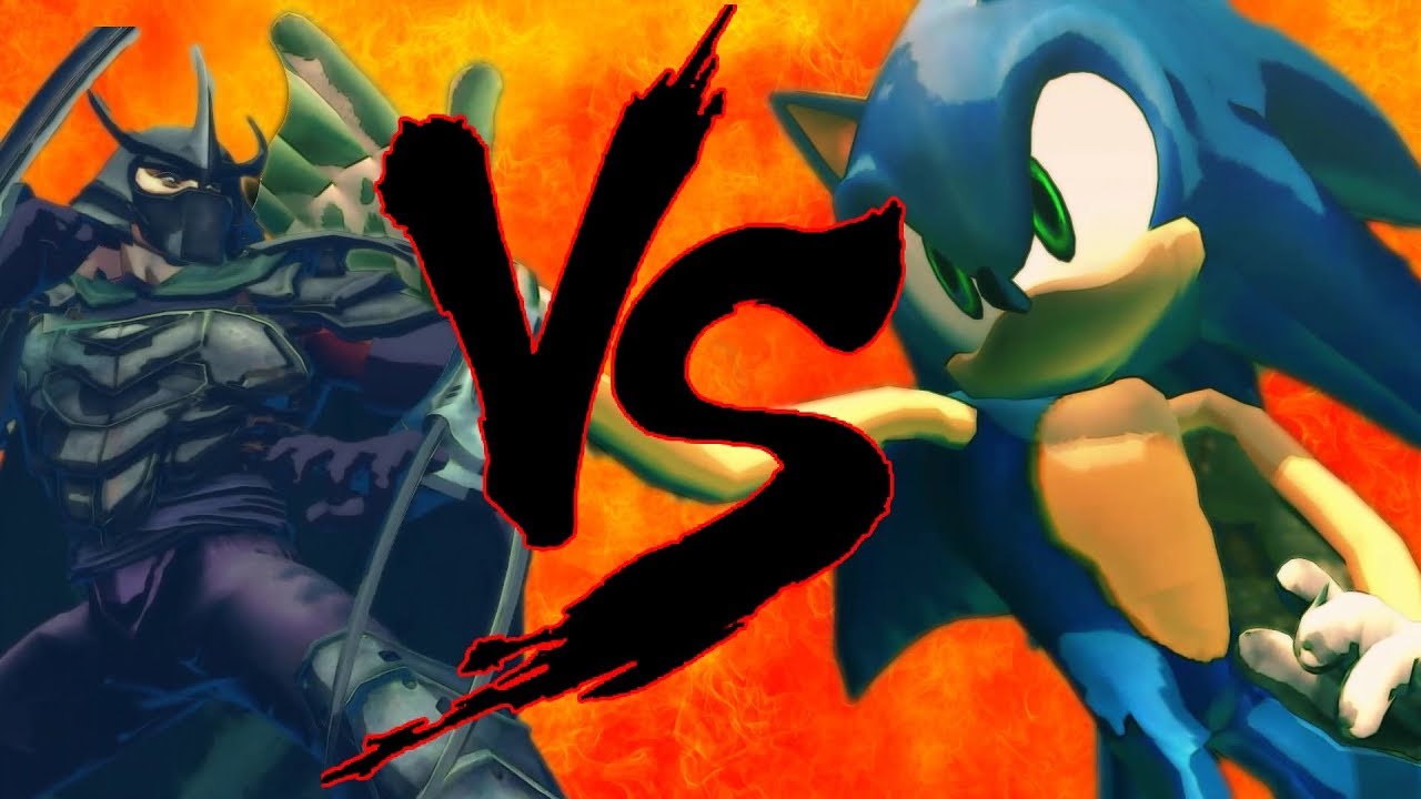 Sonic vs Shredder - Ultra Street Fighter IV Mod - YouTube