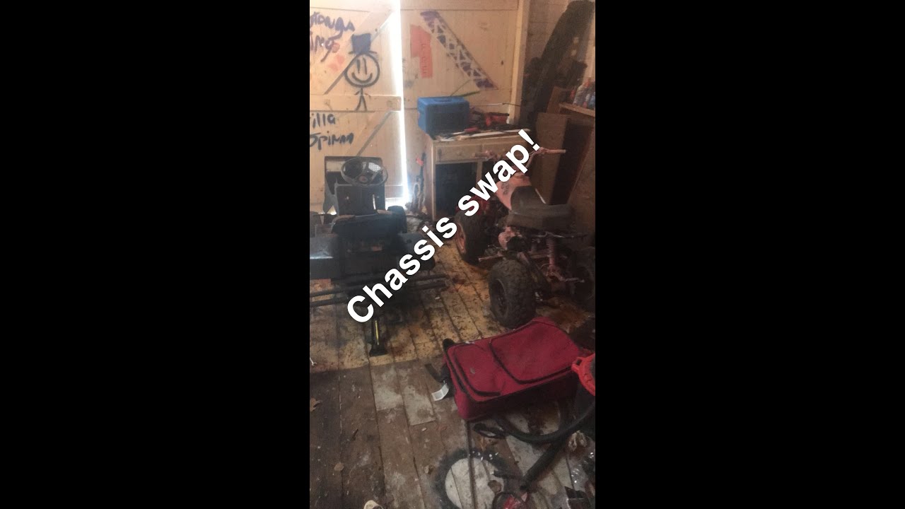 late 80's "square body" chraftsman chassis swap - YouTube