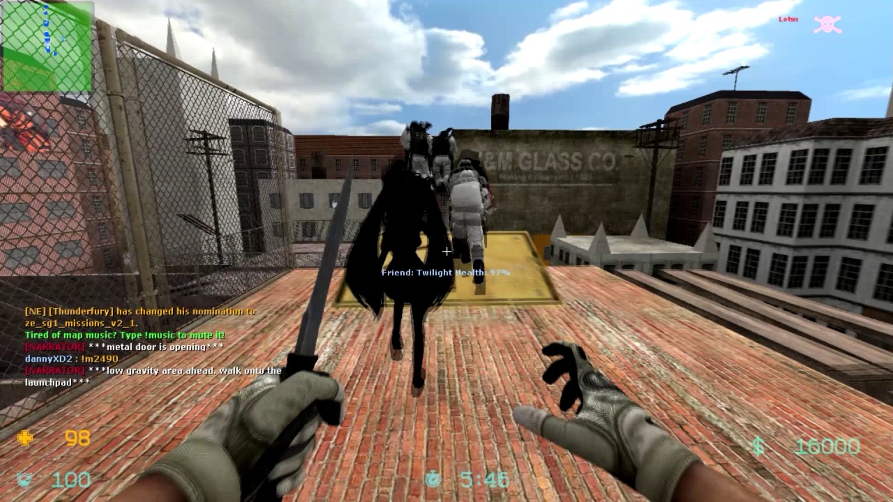 Counter Strike Source Zombie Escape Map ze parkour fix - YouTube