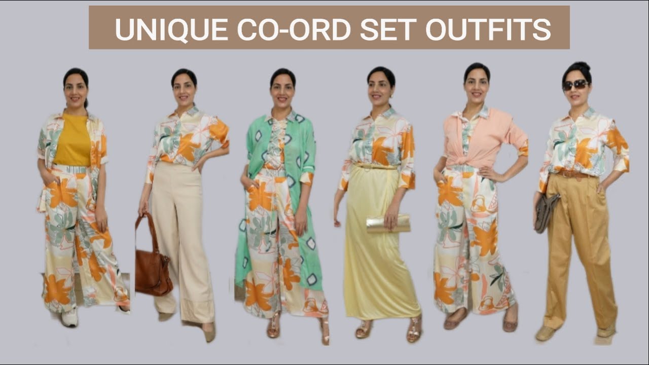 Co ord Set Outfit Ideas | Trendy Co ord Sets | How To Style Co-ord Set ...