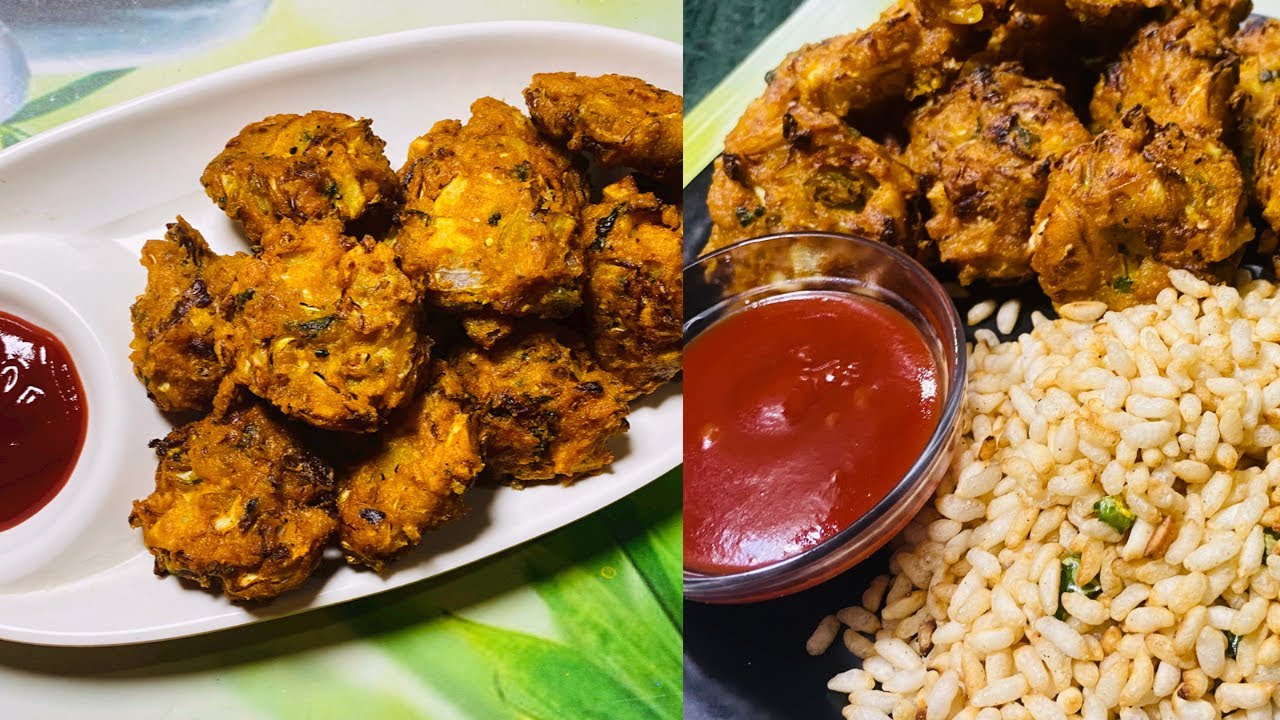 How to make poha mixed pakoda recipeपोहे की मज़ेदार मिक्स पकौड़ियाँ ...