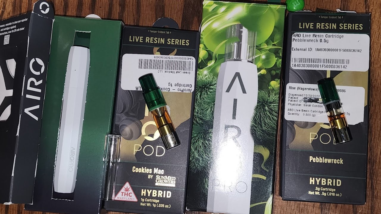 LLR Series by Airo Pro Cookies Mac 1g, Pebblewreck .5g My MD Medical ...