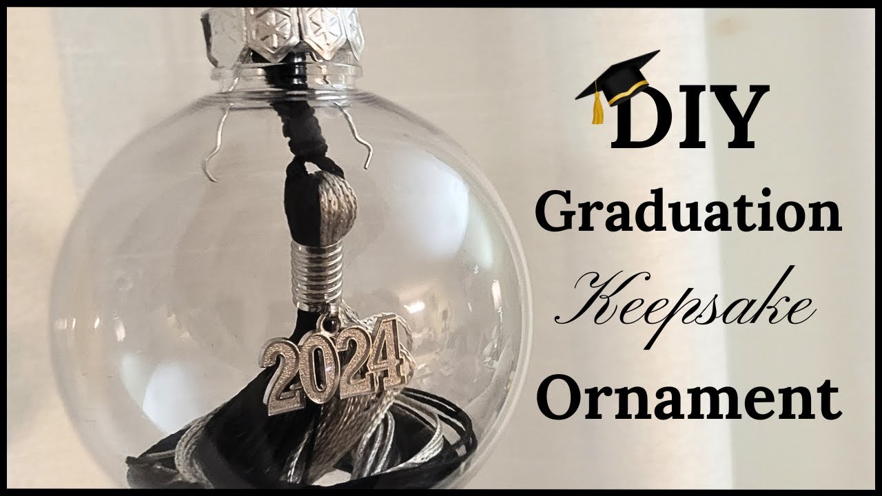 Easy DIY Graduation Tassel Keepsake Ornament 🎓 Perfect Way to Display ...