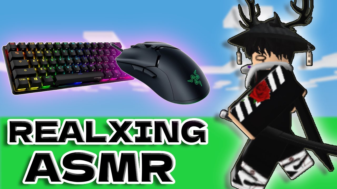 Roblox Bedwars Tryhard Relaxing ASMR (Handcam) - YouTube