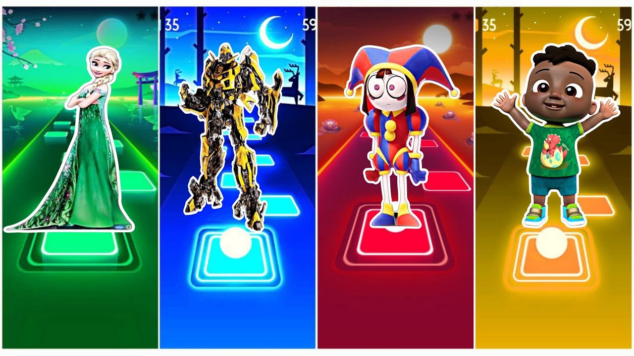 Frozen 🆚 Transformers 🆚 Digital Circus🆚 Cocomelon 🆚 Who Will Win? - YouTube